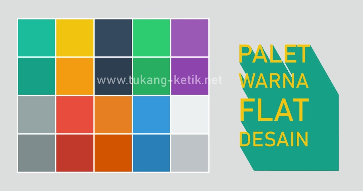 Palet Warna Flat Desain Format Vector CDR, SVG, EPS, AI - #tukangketik