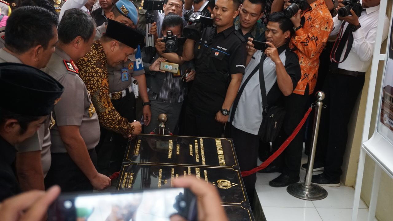 Kapolda Lampung Resmikan Command Centre Polres Lamteng - Sakanews.com