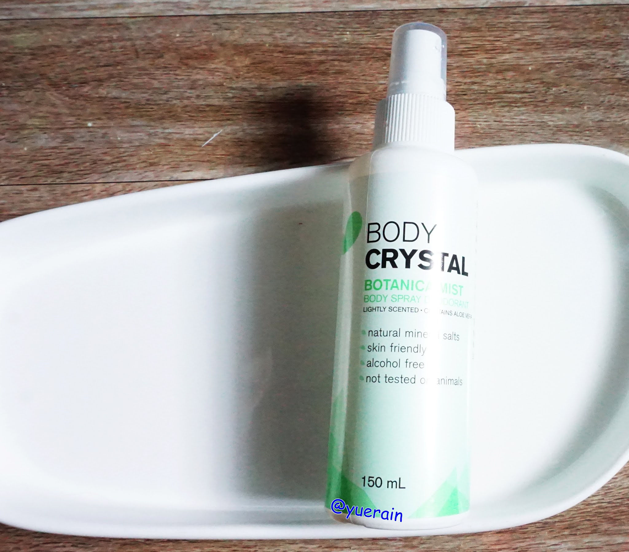 GREAT SKINandLIFE: REVIEW ON BODY CRYSTAL BODY SPRAY DEODORANT