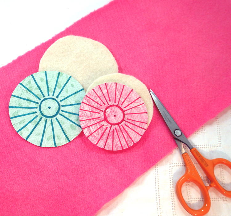 fiberluscious: Easy and Fun Wool Flower Tutorial and Wool Giveaway!