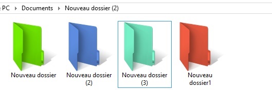 Astuce! :Créer des dossiers de couleurs différentes dans Windows