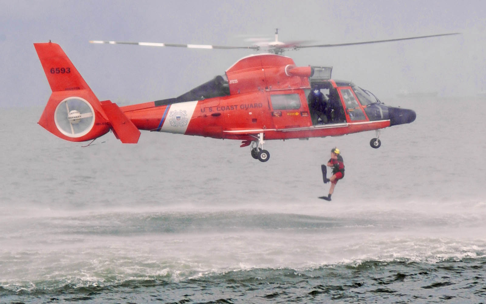 HH 65 Dolphin US Coast Guard Helicopter Wallpapers ~ Desktop Wallpaper