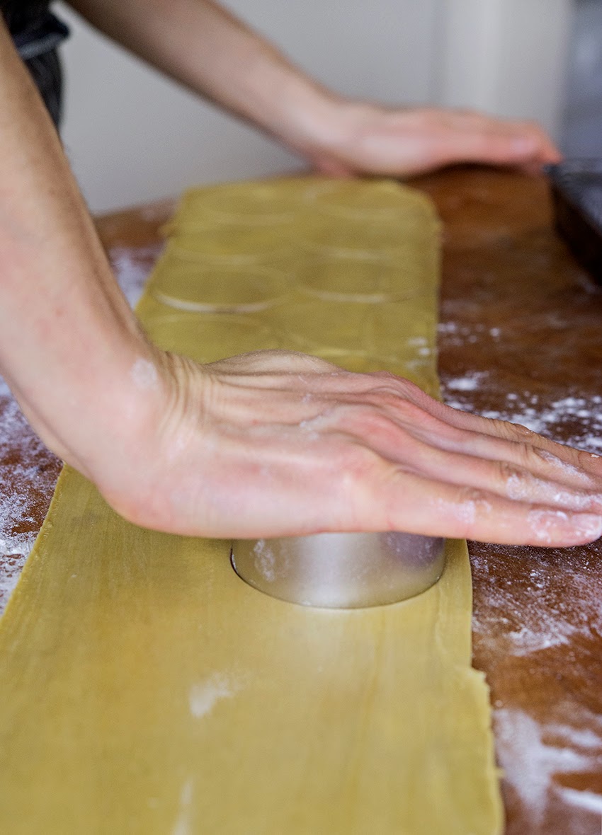 Homemade Pasta: Cappelletti or 'Little Hats' - WILD GREENS & SARDINES