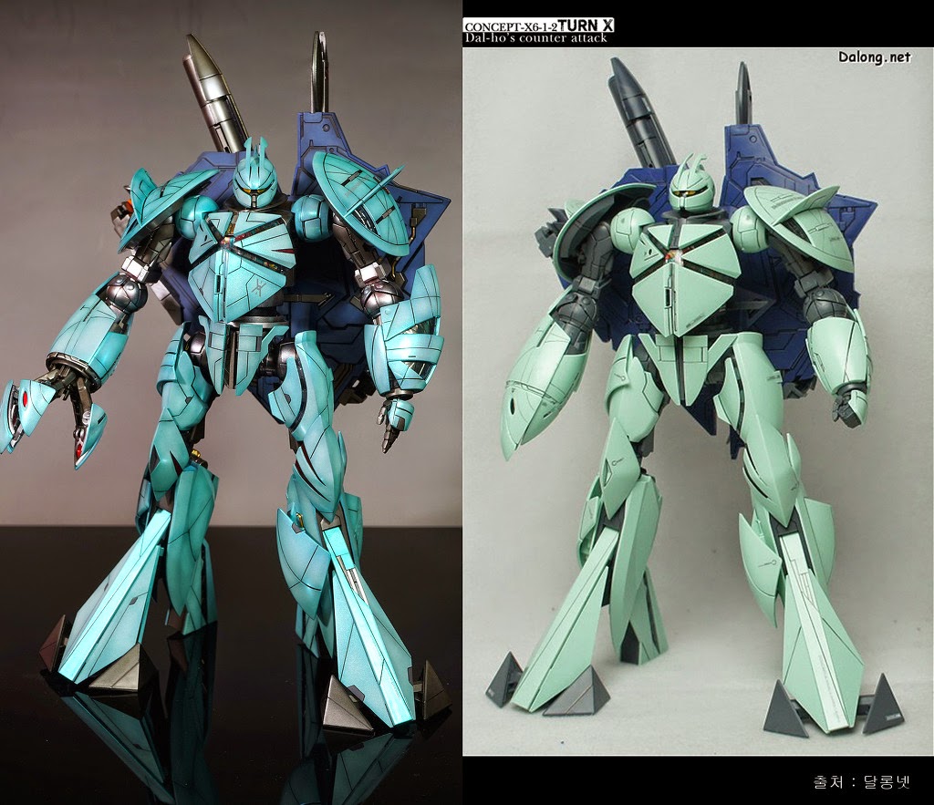GUNDAM GUY: MG 1/100 concept-X6-1-2 Turn X - Customized Build