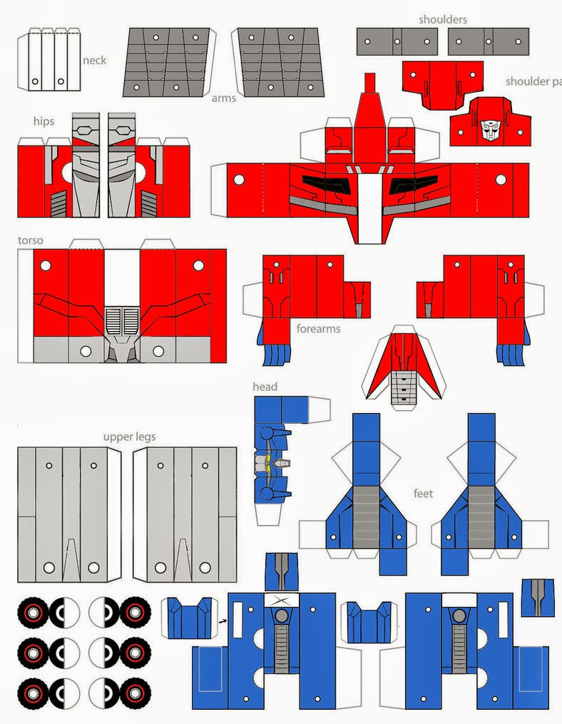Paper Robots: Paper Robots Transformers