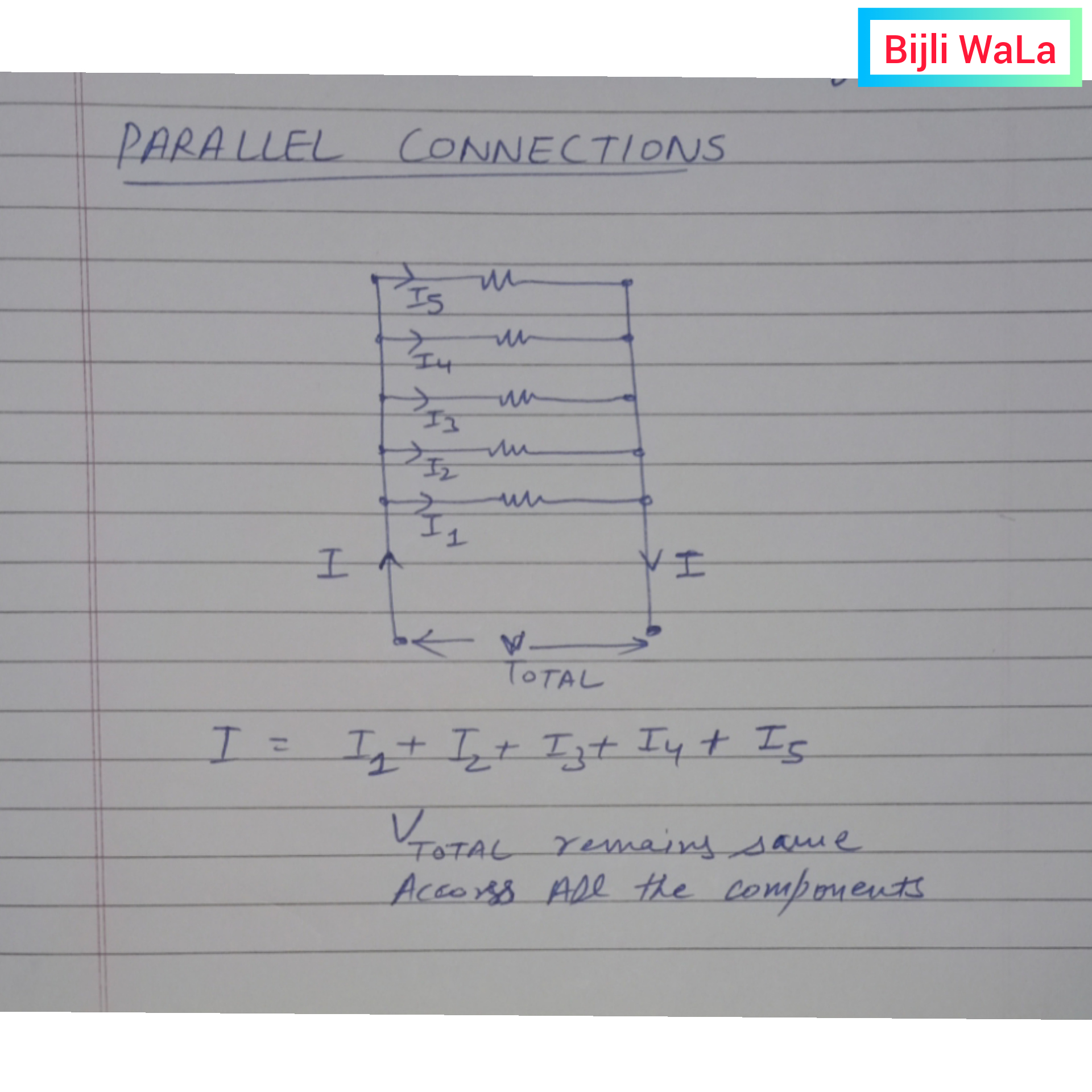 Series & Parallel connections in Electrical System