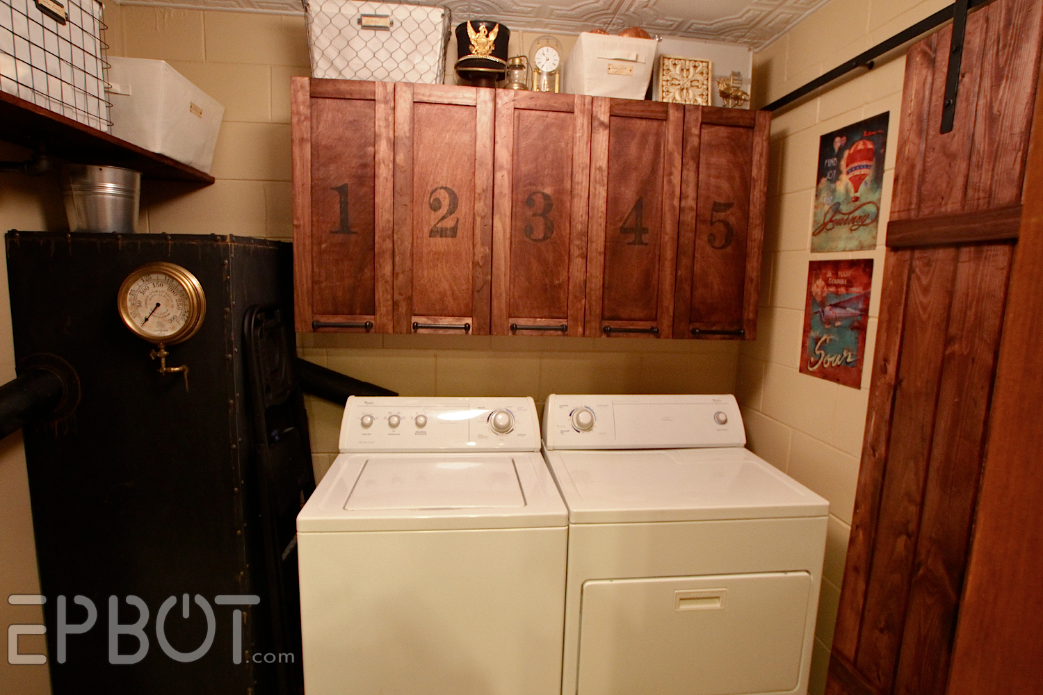 EPBOT: Steampunk Laundry Room Reveal!
