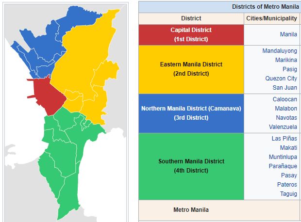List of Cities & Municipalities in Metro Manila (NCR) With Maps - It's ...