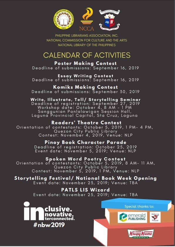 School Librarian in Action: 2019 National Book Week and Library ...