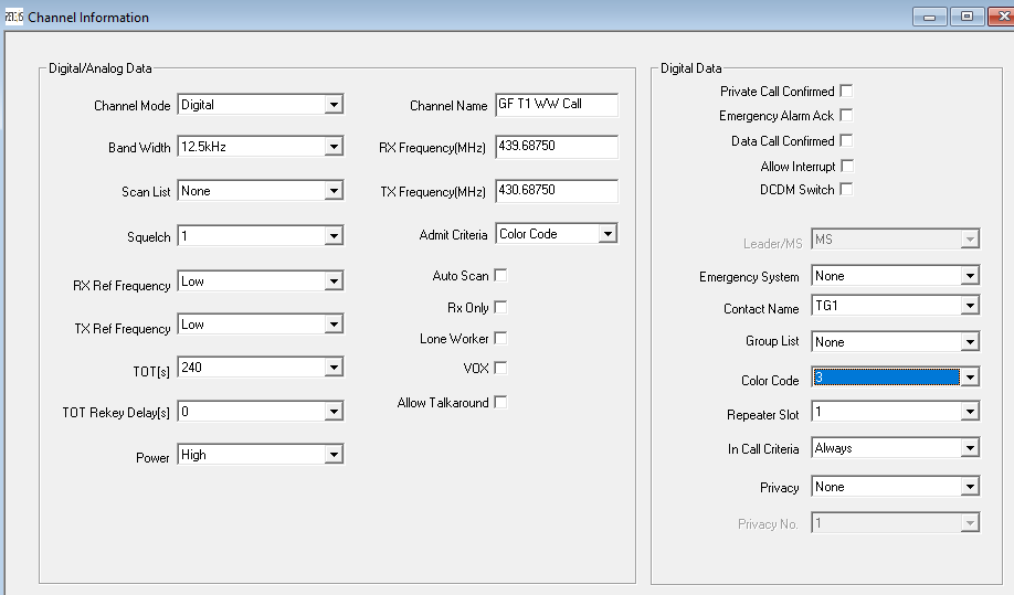Building a basic codeplug for DMR (DMR Part 2)