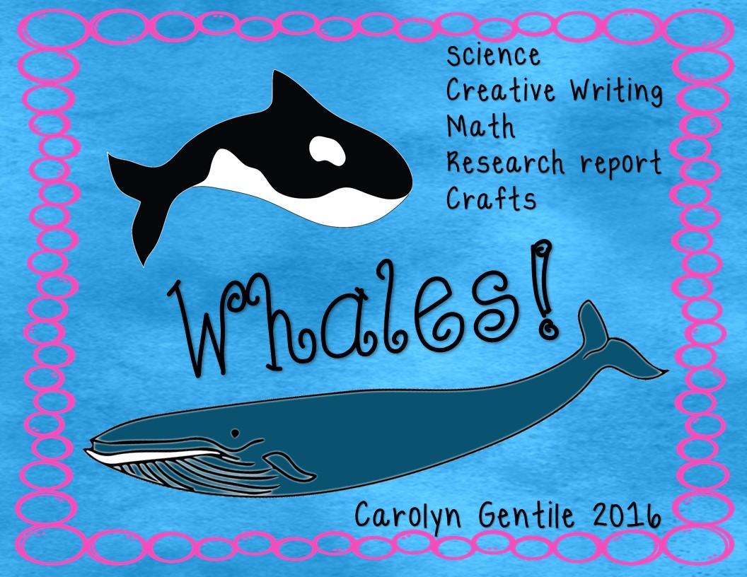 Carolyn's Classroom: Whales!