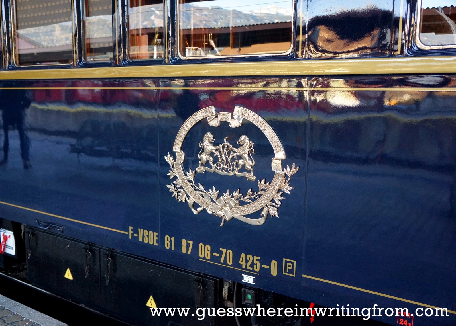 Guess where I'm writing from?: The Venice Simplon Orient-Express