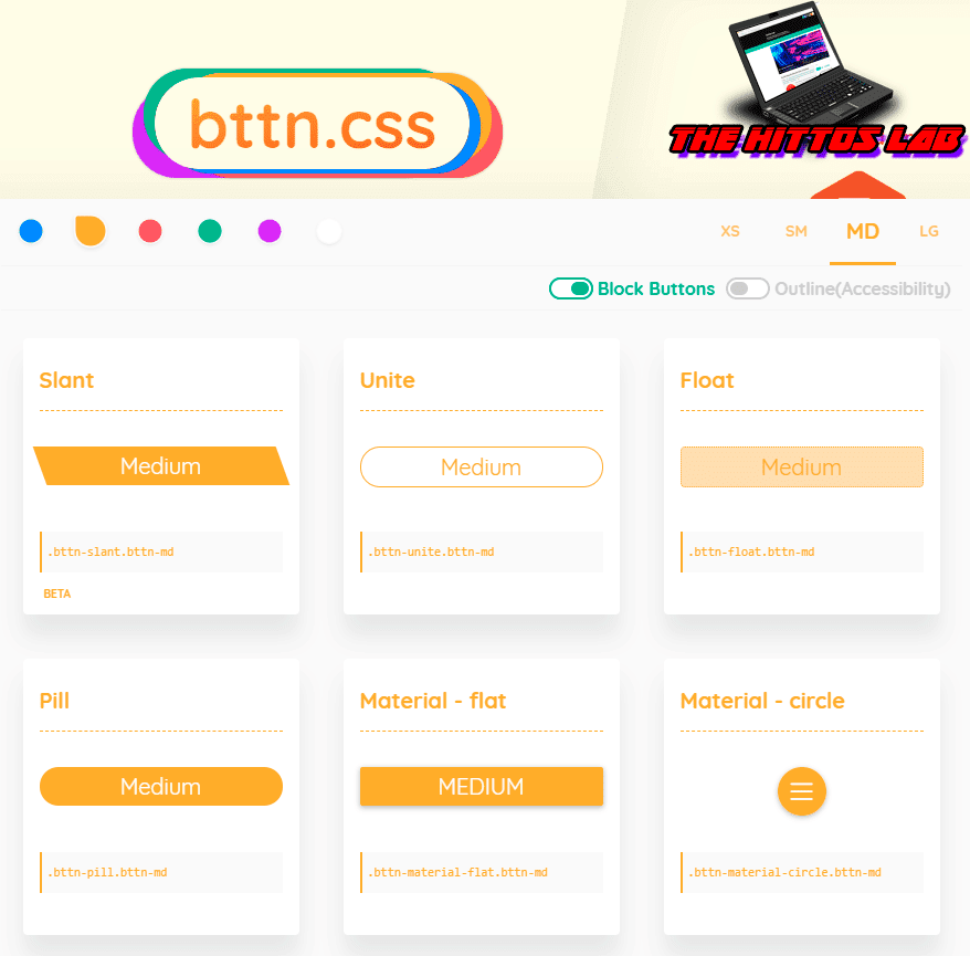 Creador de botones con estilos CSS para tus webs ~ The Hittos Lab