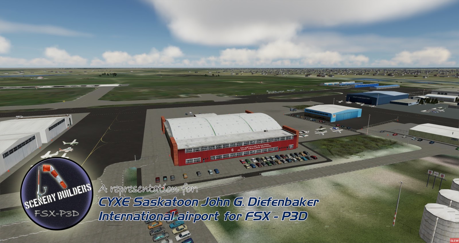 FSX, P3D, MSFS scenerybuilders.: CYXE SASKATOON-JOHN G. DIEFENBAKER ...