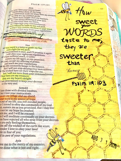 Amy's Creative Pursuits: August and September Bible Journaling Pages