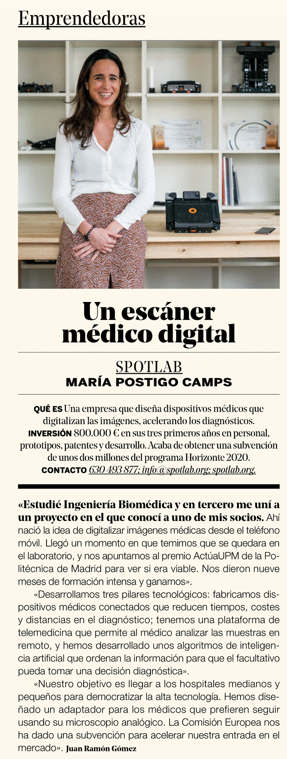 actúaupm: María Postigo (Spotlab) en Yo DOna