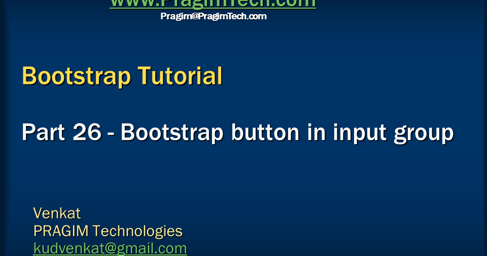 Sql Server Net And C Video Tutorial Bootstrap Button In Input Group