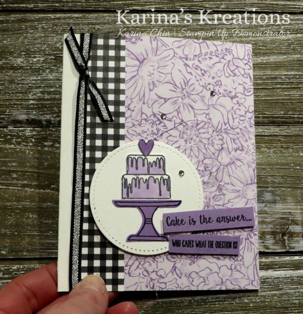 Stampin'Up Piece of Cake - Karina Chin, Stampin' Up! Demonstrator