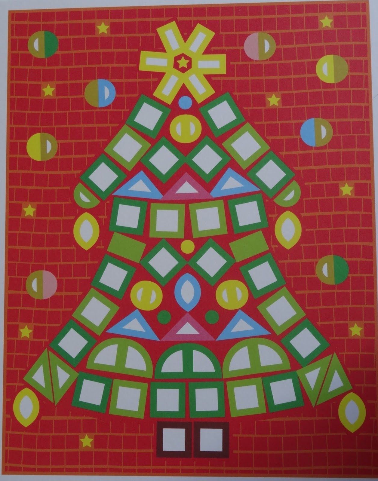 Les Mercredis de Julie: [LITO] Coloriages et Mosaïques de Noël