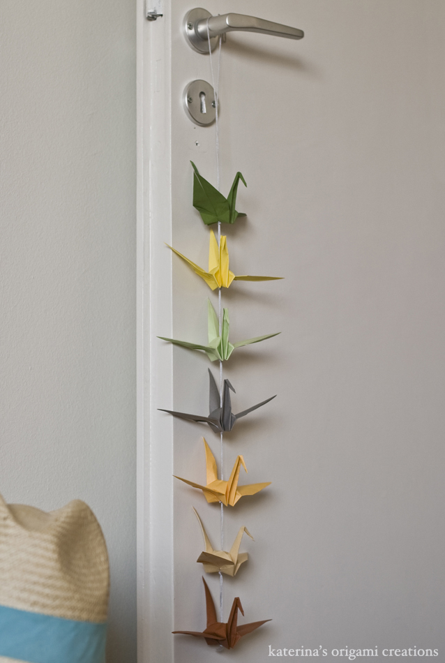 Katerina s Origami Creations Paper Cranes On A String katerina-s-origami-creations-paper-cranes-on-a-string