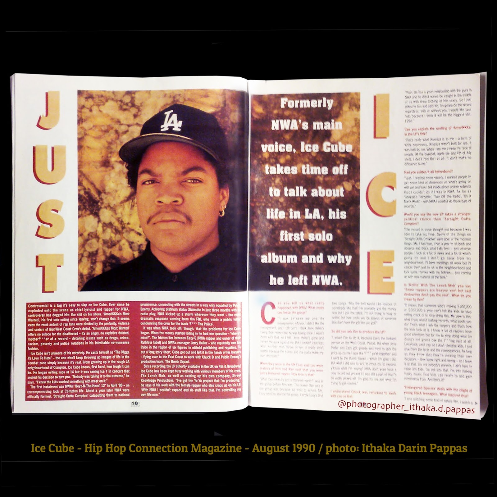 "BEYOND SOUTH CENTRAL" Eazy E & NWA photographs ...by: Ithaka Darin ...