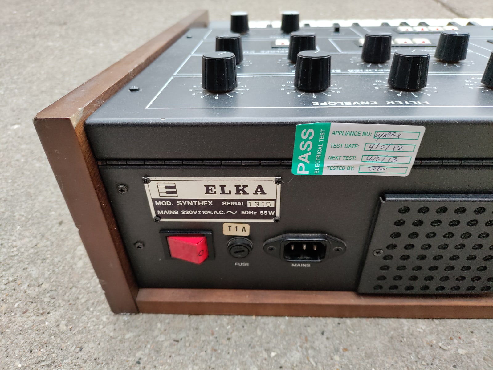 MATRIXSYNTH: Elka Synthex w/ Factory MIDI SN 1315