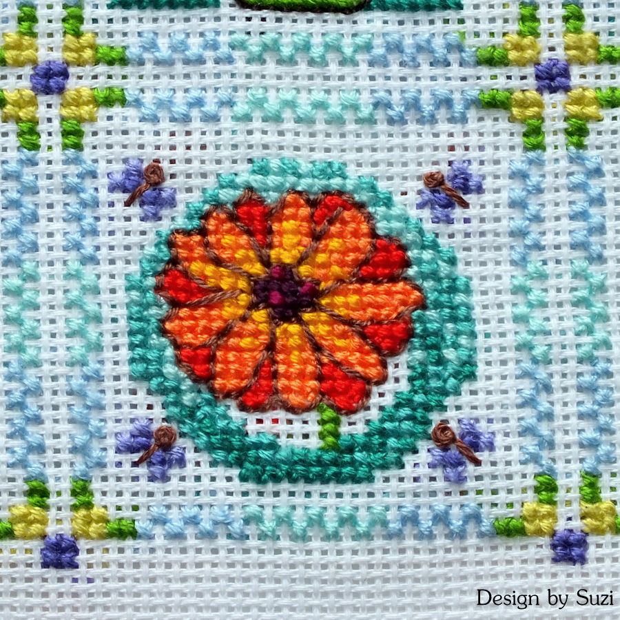 M, N, O, P (Lesley Teare´s ABC Sampler Mystery SAL) - Design by Suzi