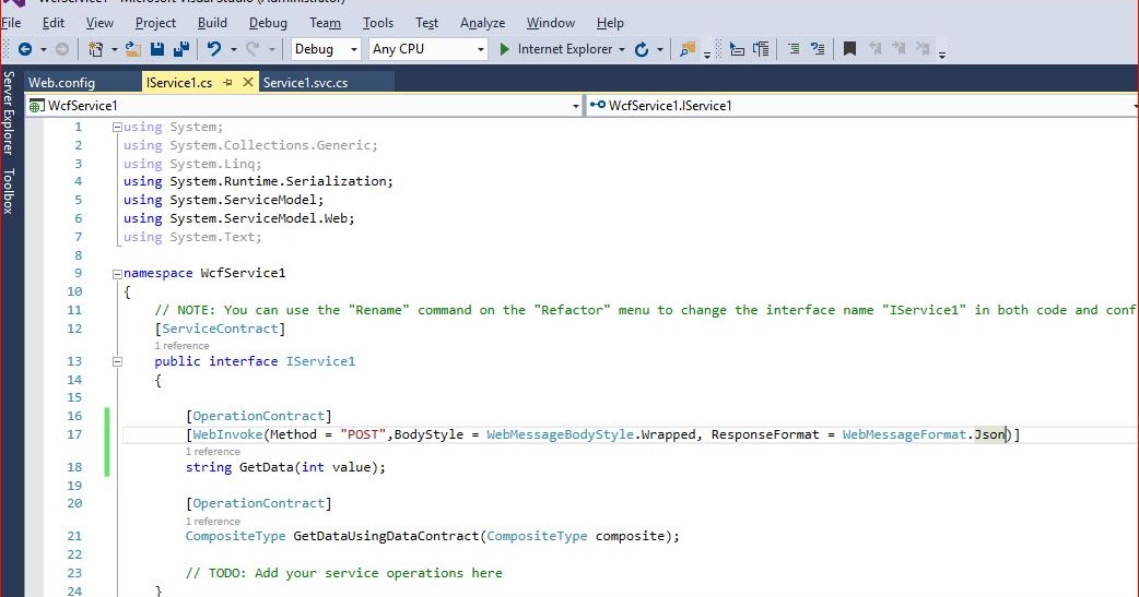 Narendra Singh: Access WCF webservice using POSTMAN Narendra Singh: Access WCF webservice using POSTMAN