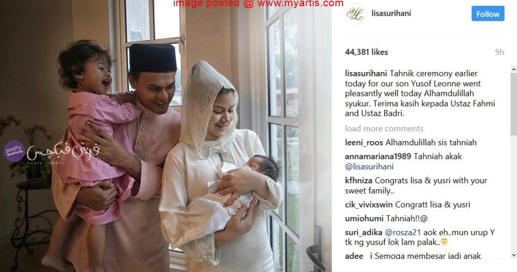 MYARTIS.COM | MYARTIS | MY | ARTIS: 5 GAMBAR - SEKITAR MAJLIS TAHNIK YUSOF LEONNE, ANAK KEDUA ...