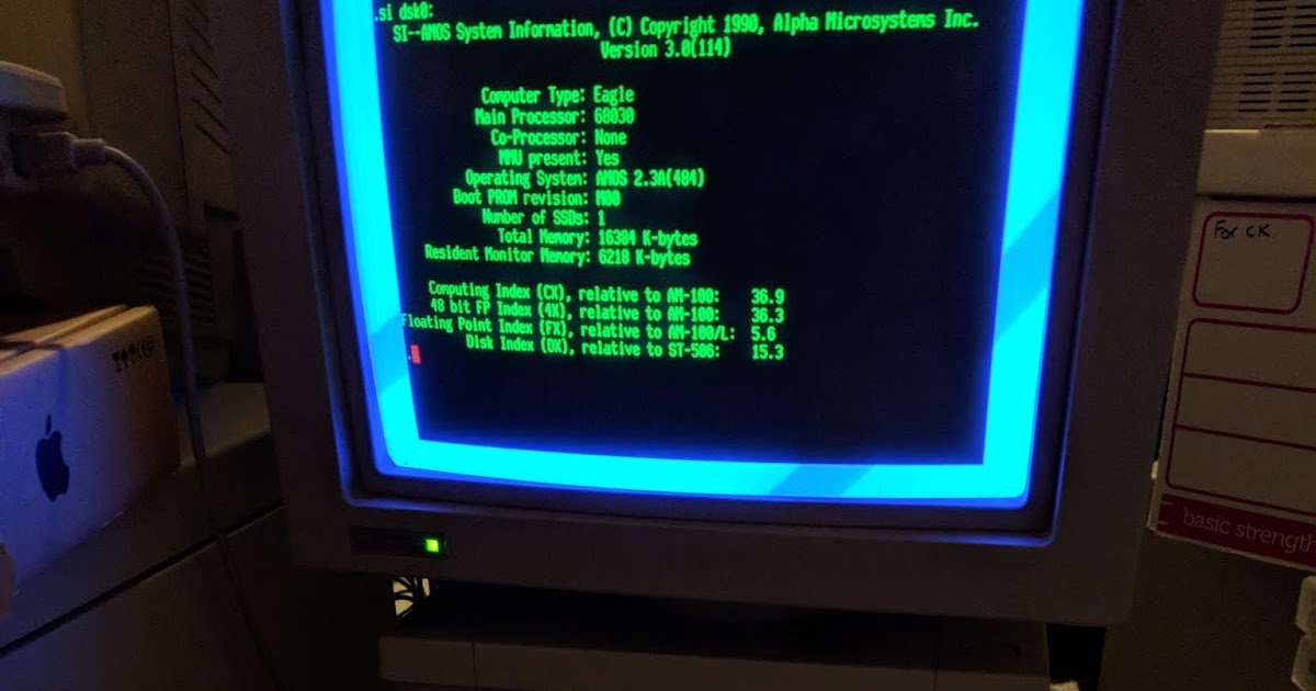 Old Vintage Computing Research: Refurb weekend: Alpha Micro Eagle 300