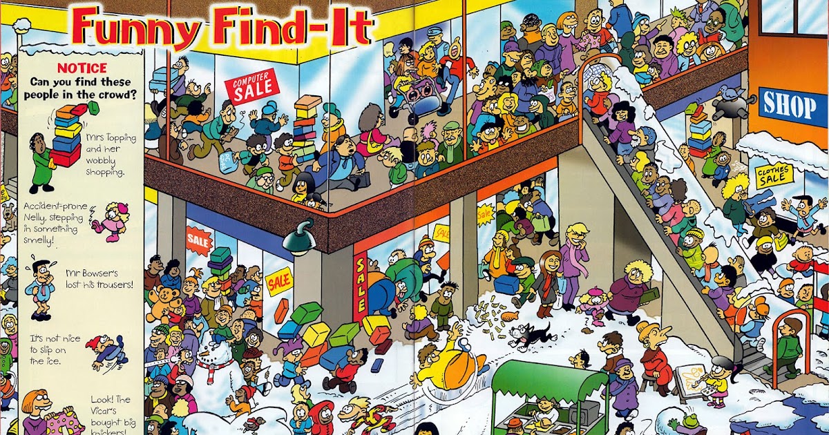 Lew Stringer Comics: Funny Find-It (2003)