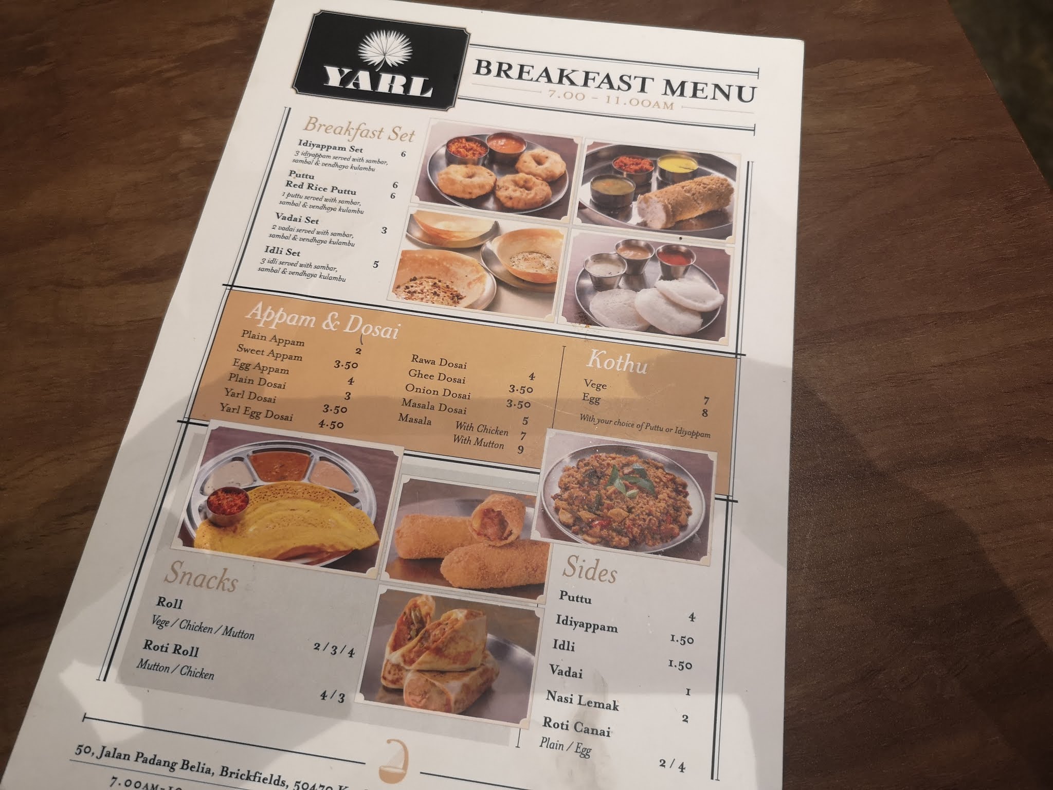 food+road trip: Yarl Restaurant @ Brickfields, KL, Malaysia.
