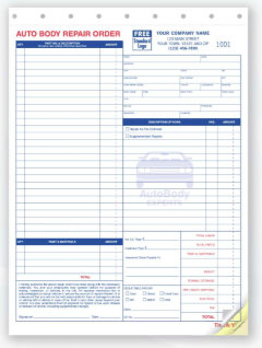 Auto Shop Work Order - Invoice Template