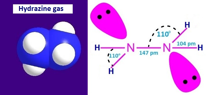 What is hydrazine (NH2-NH2) gas? - PG.CHEMEASY