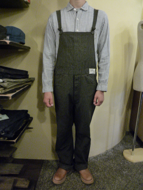 Hoosier : "LOCOMOTIVE ENGINEER BIB OVERALLS"