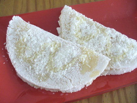 ATKINIANA!: TAPIOCA DE COCO COM LEITE CONDENSADO