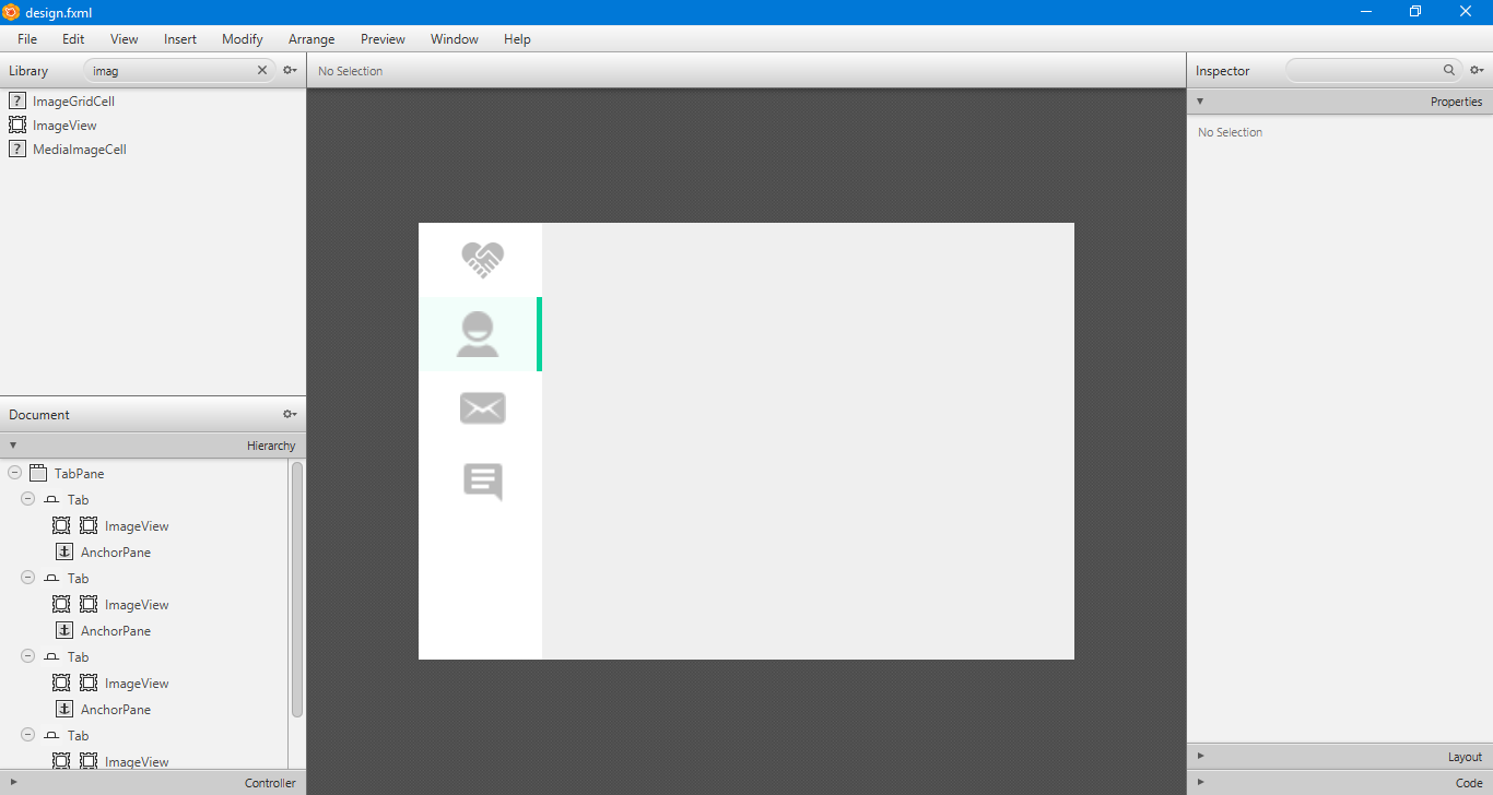 How to write JavaFX CSS for tab pane
