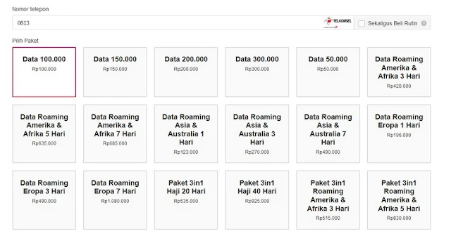 Perbandingan Daftar Harga Paket Data Internet Online dan Offline