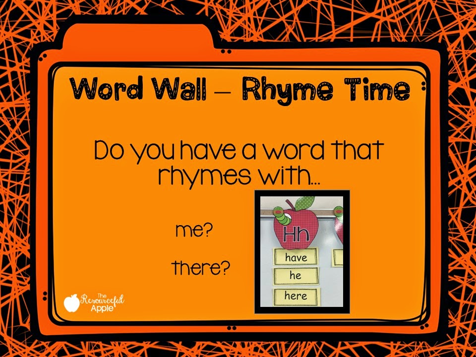 The Resourceful Apple: Bright Ideas: Word Wall Activities
