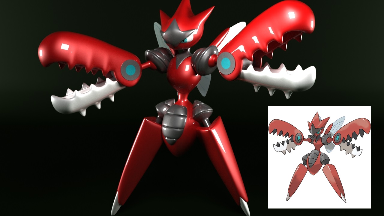 Pokémon by Review: #123, #212: Scyther & Scizor