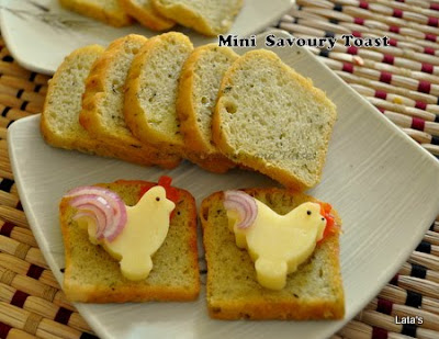 Flavours and Tastes: Mini savoury toast