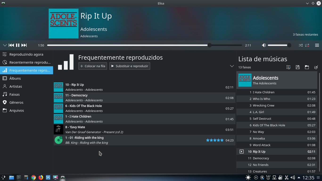 Player Elisa chega ao Debian Testing
