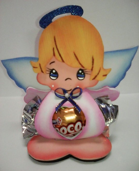 Secreto mujer: Angelitos dulceros en foami