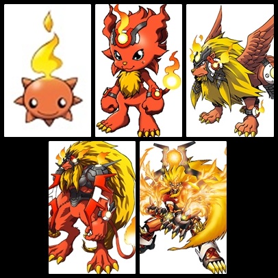 Coronamon line Apollomon ~ MEU×DIGIMON