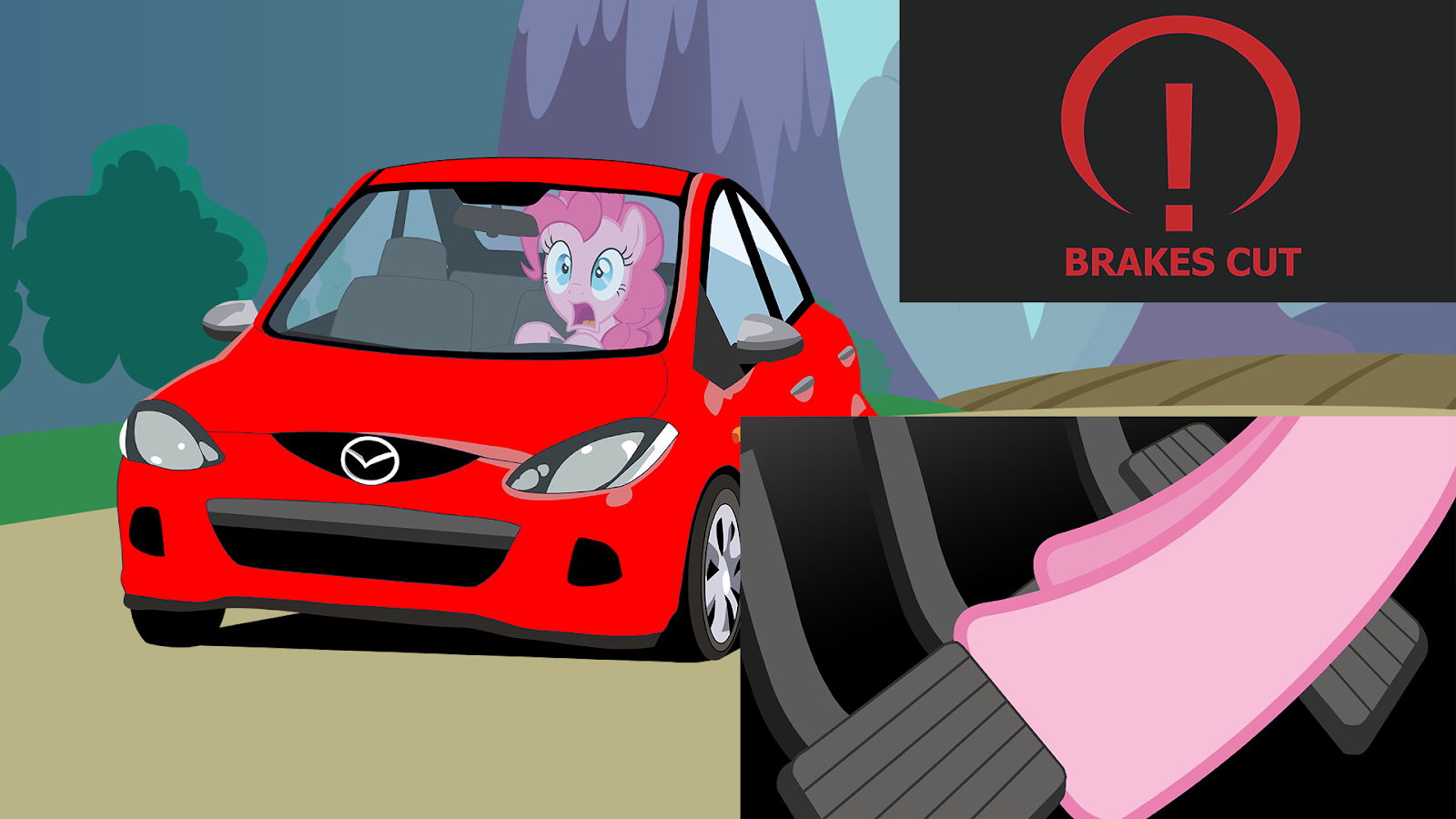 MLP Mares driving cars: Gallery