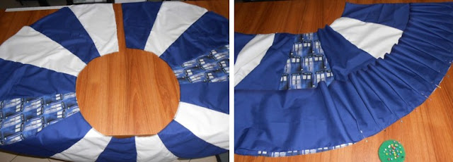 16 Panel Skirt with Frill