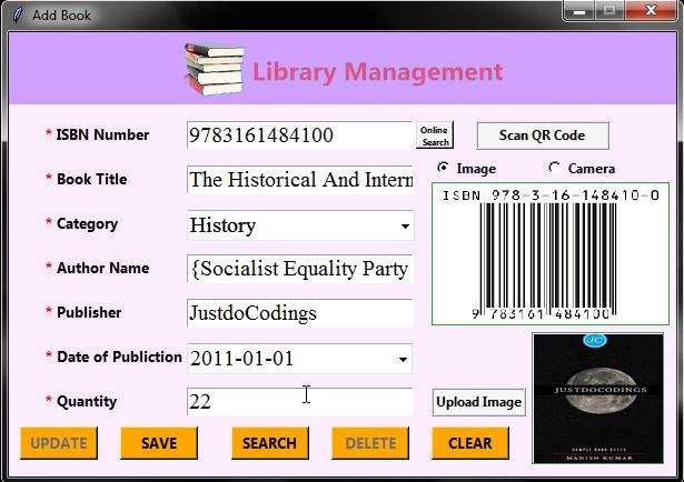 Advance Library Management System Python JustdoCodings advance-library-management-system-python-justdocodings