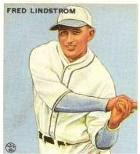 Former New York Giants Hall Of Fame Third Baseman: Freddie Lindstrom ...