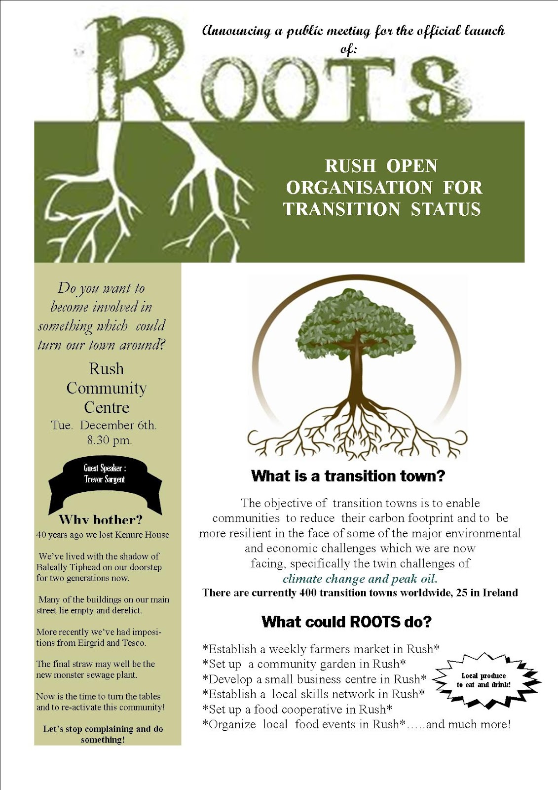 Rush Open Organisation for Transition Status