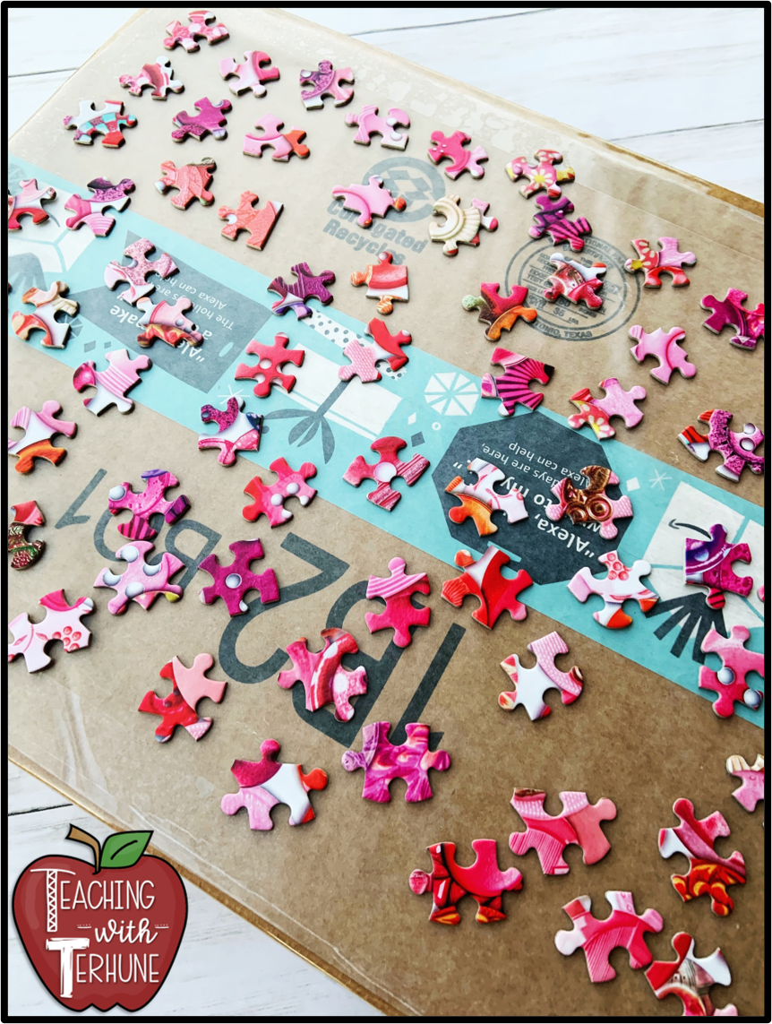 Teaching With Terhune: PUZZLE PIECE CHRISTMAS ORNAMENT PARENT GIFT